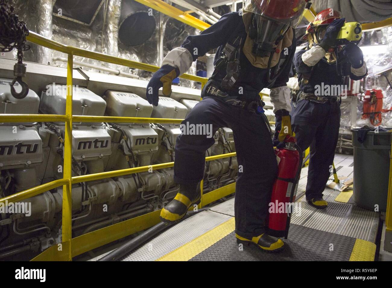 CHANGI, Singapore (April 22, 2017) Fire Controlman 1st Class Richard ...