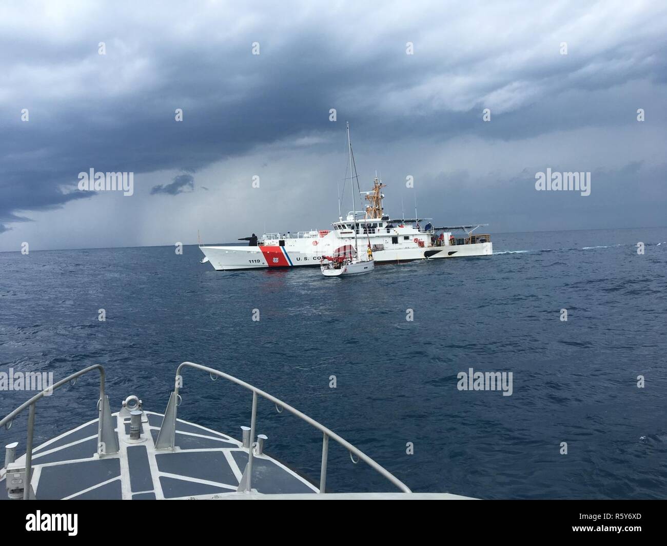 The U.S. Coast Guard Cutter Rollin Fritch Sector North Carolina comes ...