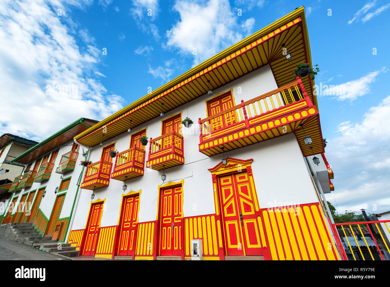 Beautiful Colonial Architecture Stock Photo - Alamy