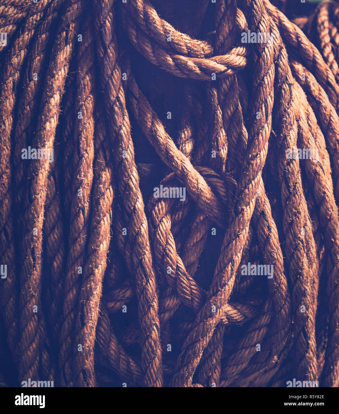 Vintage rope background Stock Photo - Alamy