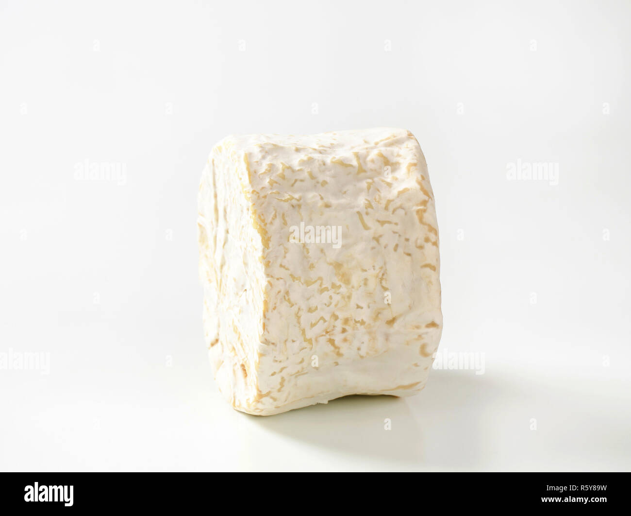 French Chaource cheese Stock Photo - Alamy