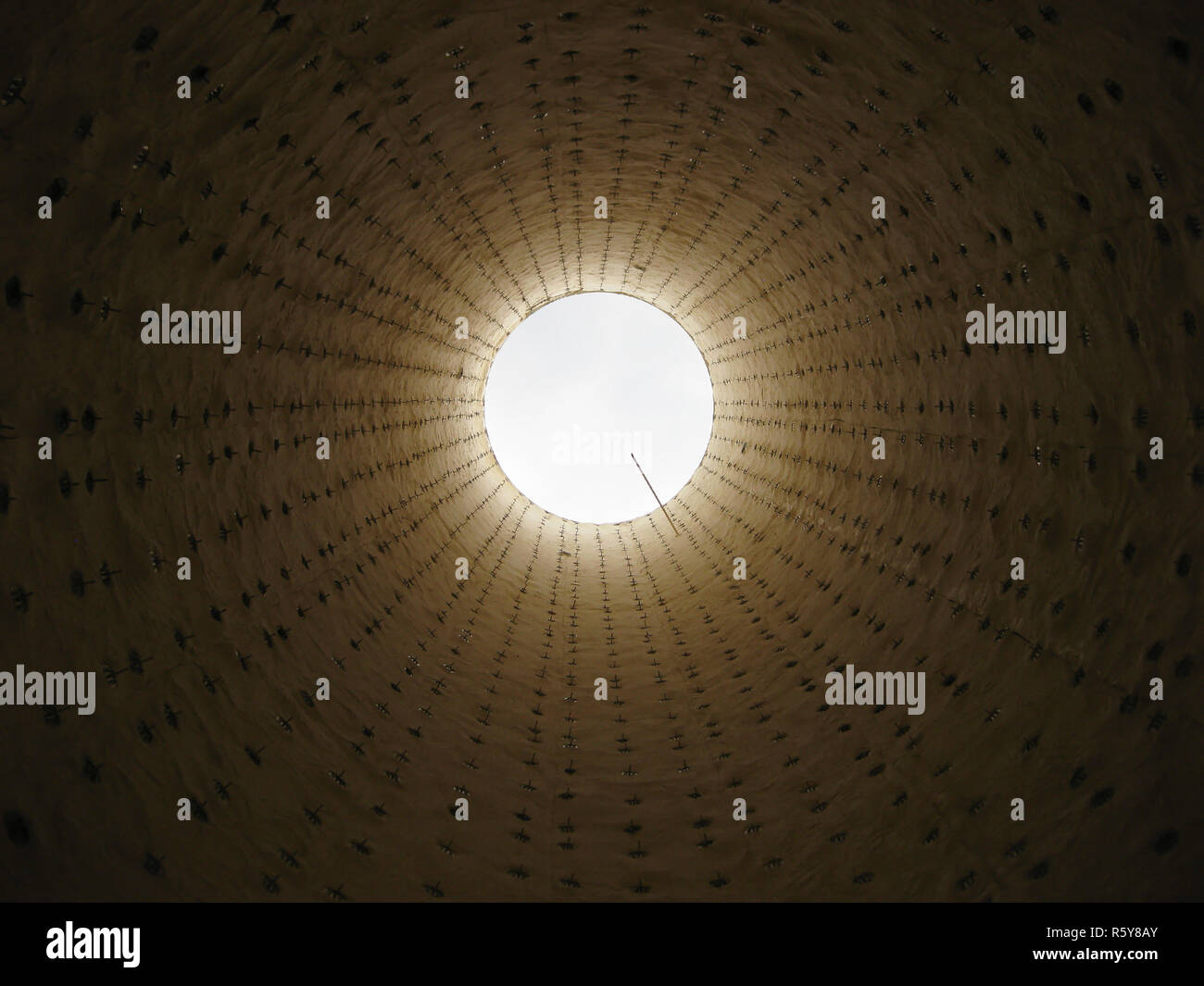 Torch of the closed type, look from within Stock Photo - Alamy