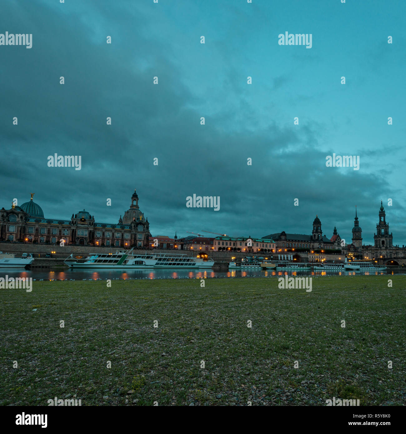 Historical architecture elbe river germany countryside hi-res stock ...