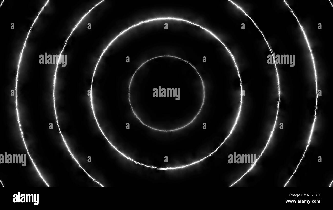 Abstract animated background with energy circles Stock Photo - Alamy
