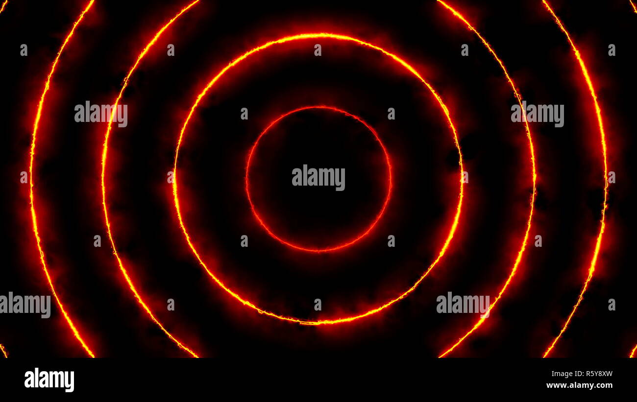 Abstract animated background with energy circles Stock Photo - Alamy