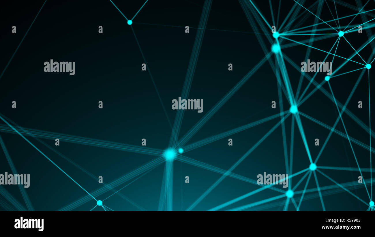 Abstract connection dots. Technology background. Digital theme. Network ...