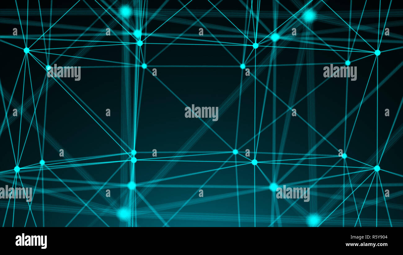 Abstract connection dots. Technology background. Digital theme. Network ...