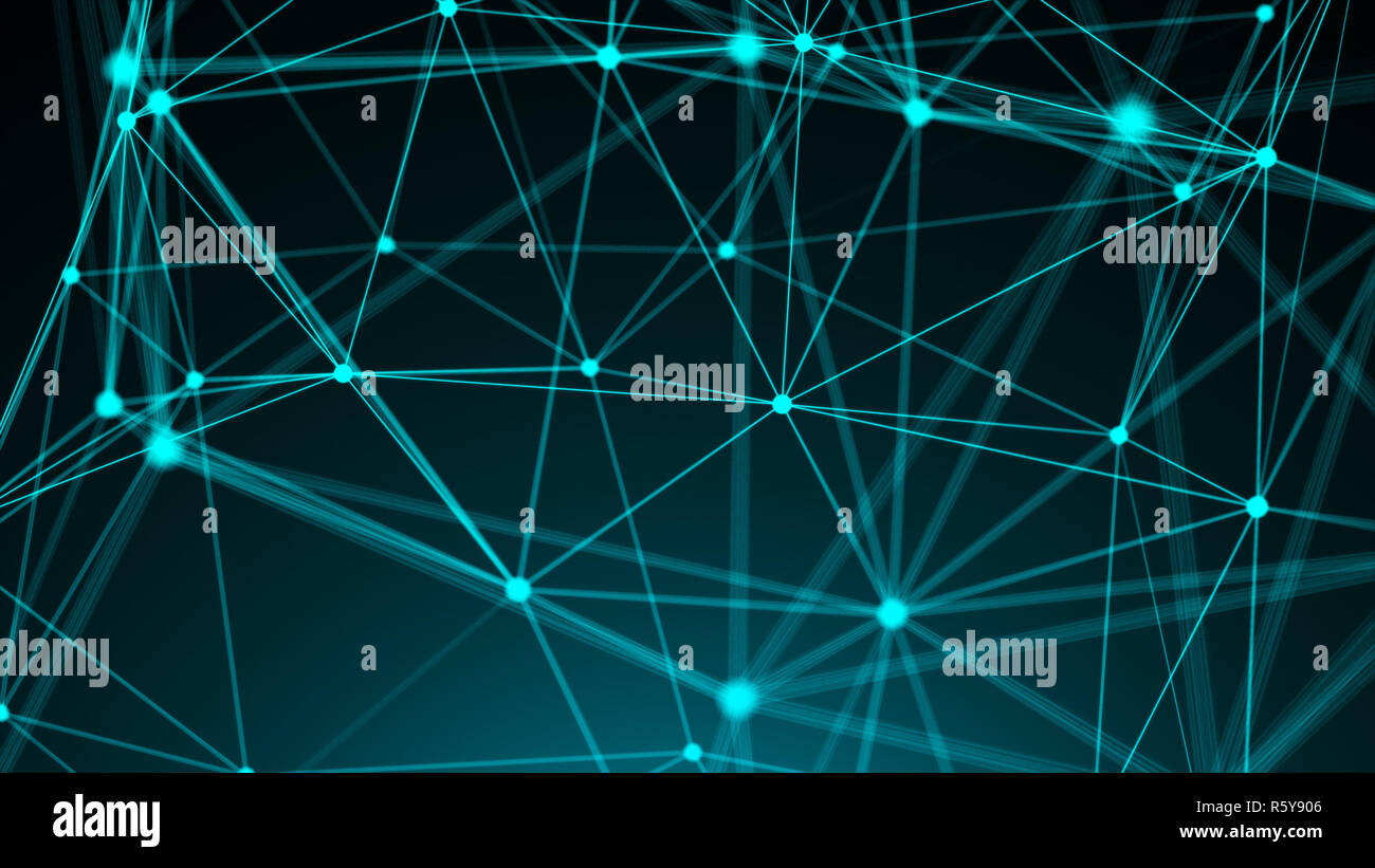 Abstract connection dots. Technology background. Digital theme. Network ...