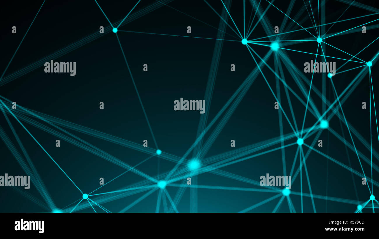 Abstract connection dots. Technology background. Digital theme. Network ...