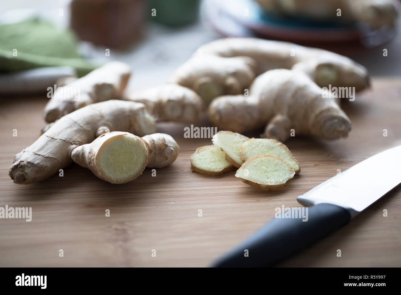Cooking with Ginger Stock Photo - Alamy