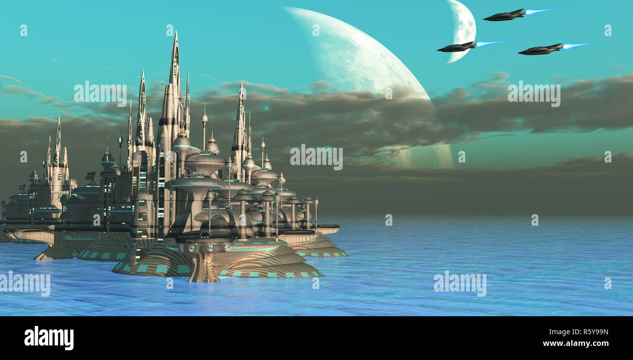 Quadron Sector Planet Stock Photo - Alamy