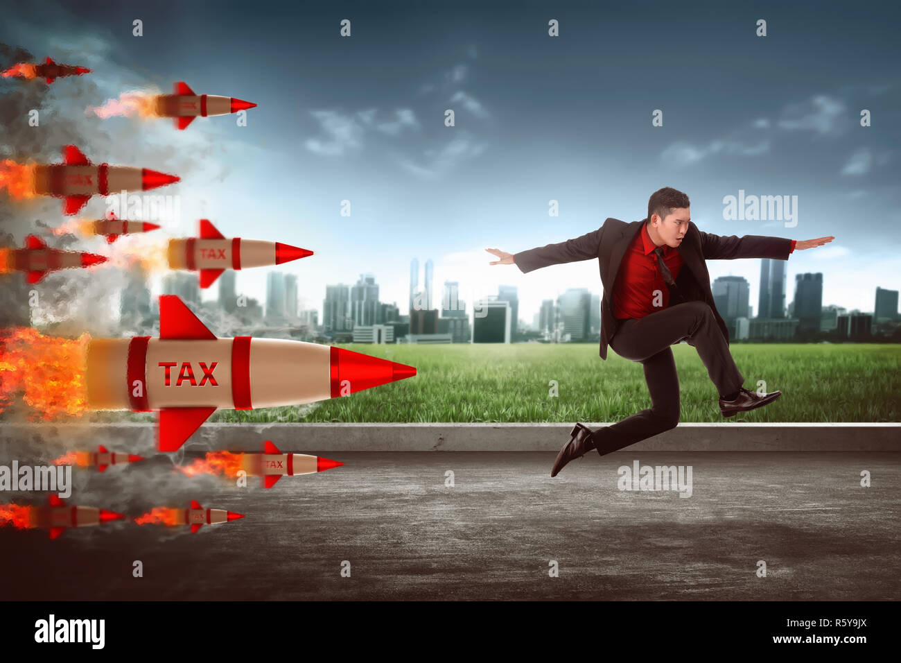 Bomb jump hi-res stock photography and images - Alamy