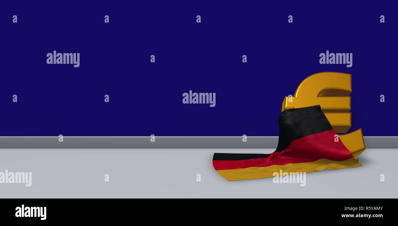 euro symbol and german flag Stock Photo - Alamy