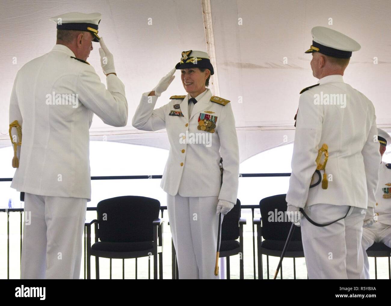 Coast Guard Vice Adm. Sandra Stosz, deputy commandant of Coast Guard ...