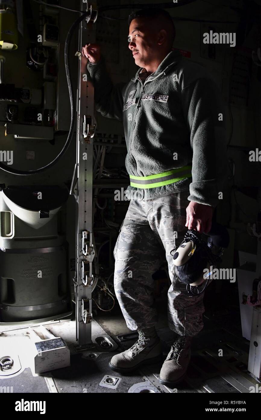U.S. Air National Guard member Staff Sgt. Kris Gonzales from the 146th ...