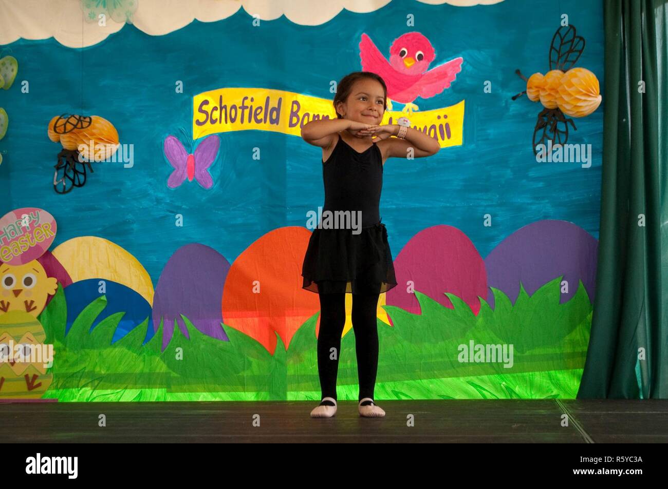 SCHOFIELD BARRACKS — Zoe Alvarez, 4, dances to “NYC,” during the 23rd ...