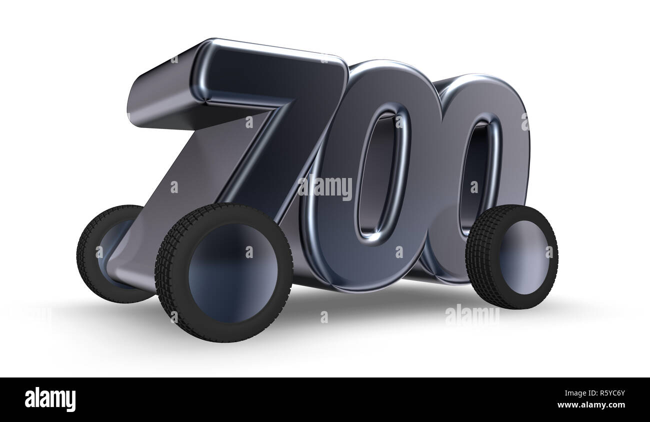 3d number 700 hi-res stock photography and images - Alamy