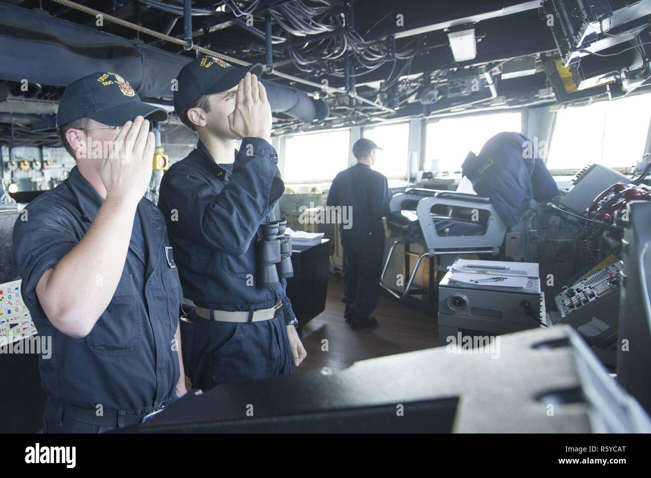 PACIFIC OCEAN (April 18, 2017) Seaman Bryan Coyne, from Fuquay Varina ...