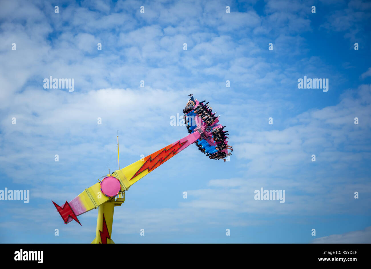 Hong Kong, China, Nov 29, 2018: Flash ride at ocean park hong kong ...
