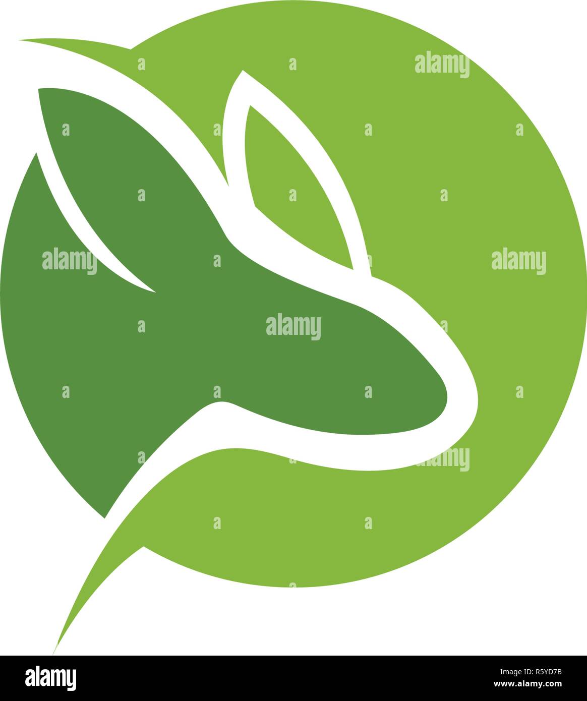 Rabbit template vector icon illustration design Stock Vector Image ...