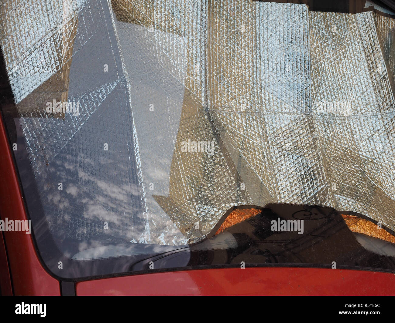 car sun screen Stock Photo - Alamy