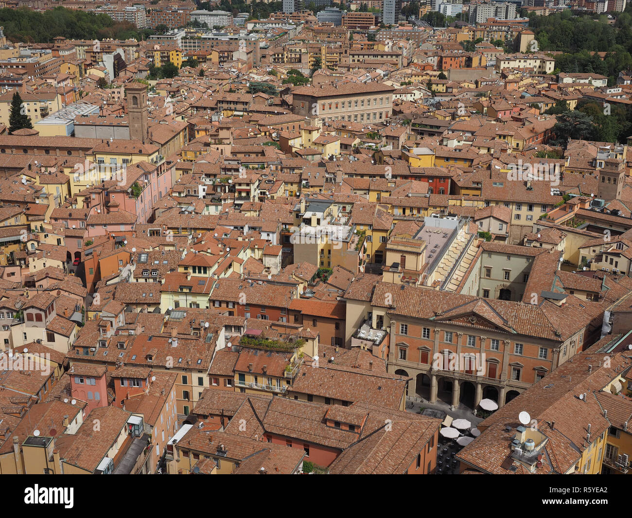 Aerial view of Bologna Stock Photo - Alamy
