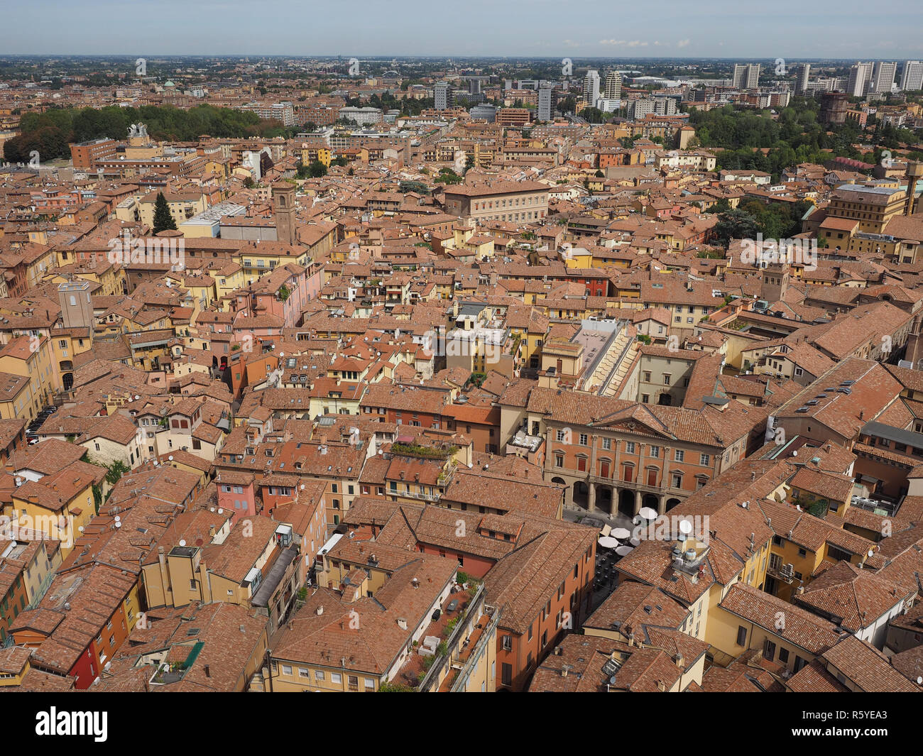 Aerial view of Bologna Stock Photo - Alamy