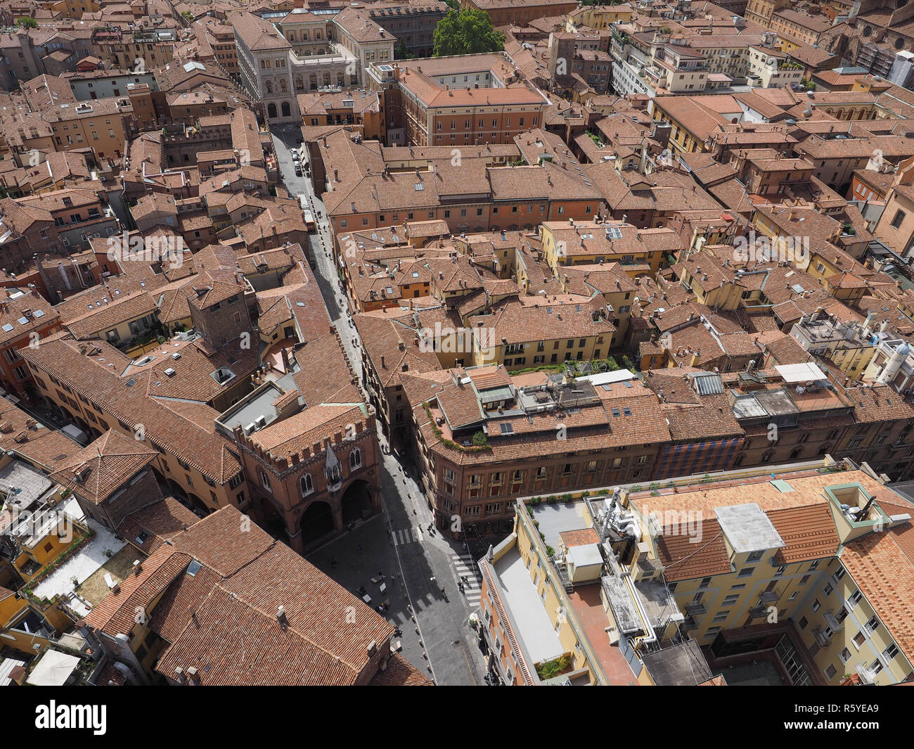 Aerial view of Bologna Stock Photo - Alamy