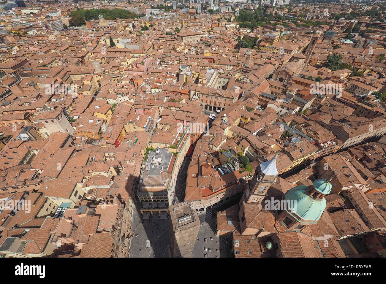 Aerial view of Bologna Stock Photo - Alamy
