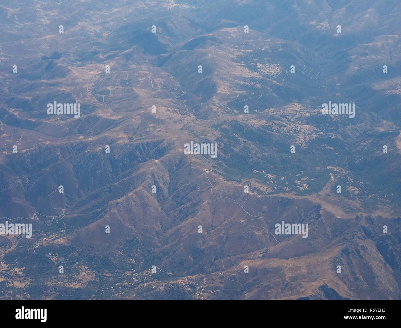 Aerial view of Corsica Stock Photo - Alamy