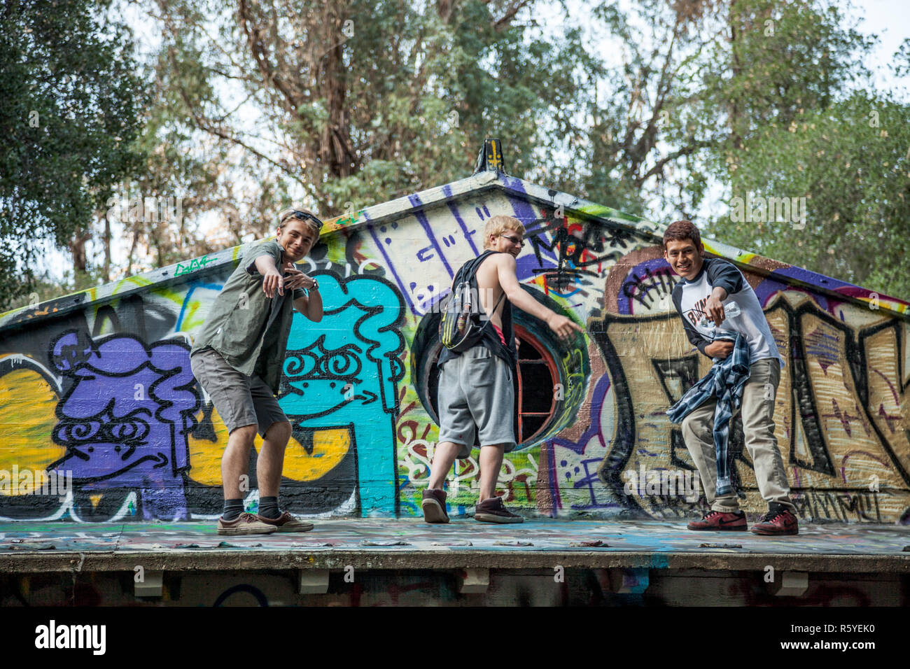 dance on the roof Stock Photo - Alamy