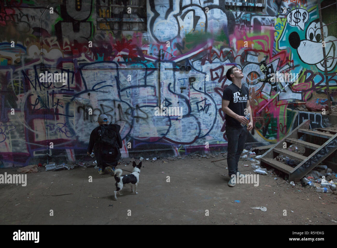 Graffiti mickey mouse hi-res stock photography and images - Alamy