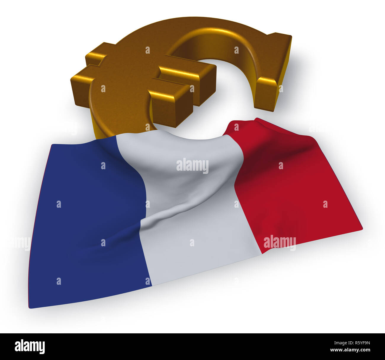 euro symbol and french flag Stock Photo - Alamy