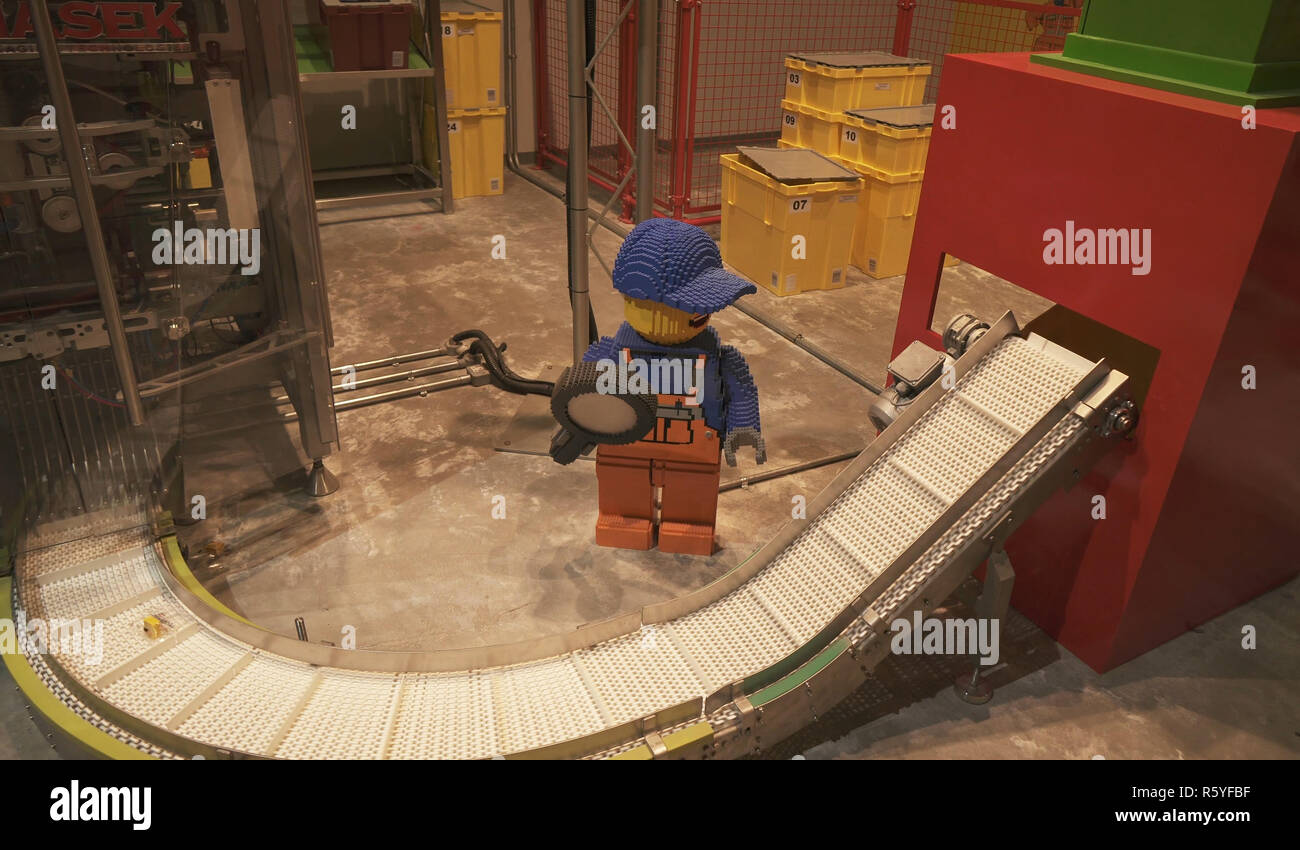 Demonstration of the technological process of manufacturing the details ...