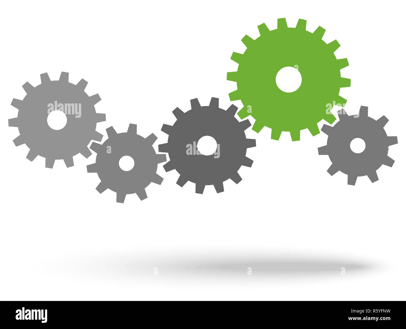 Teamwork symbolism Cut Out Stock Images & Pictures - Alamy