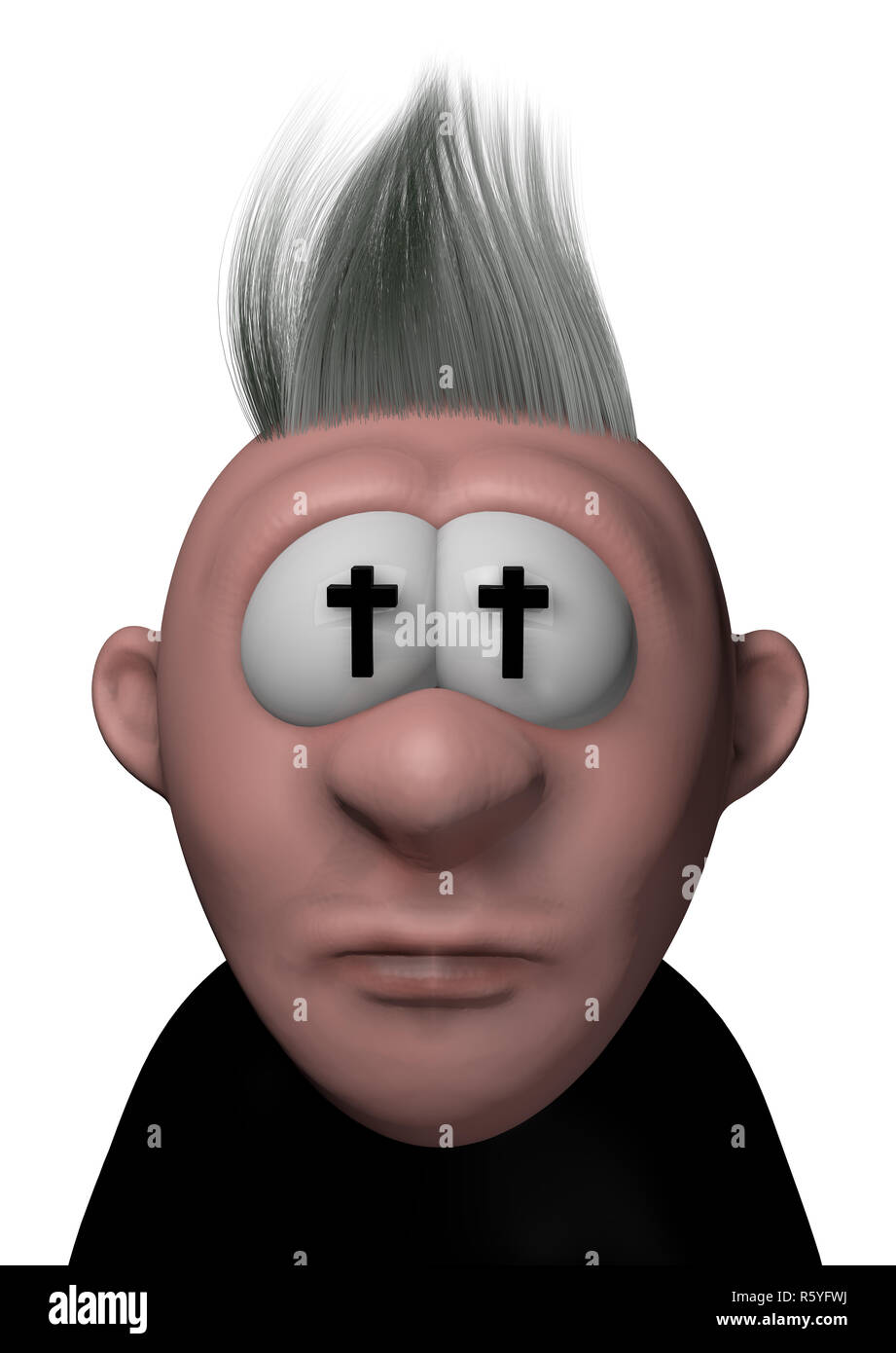 Sign signal cross priest hi-res stock photography and images - Alamy