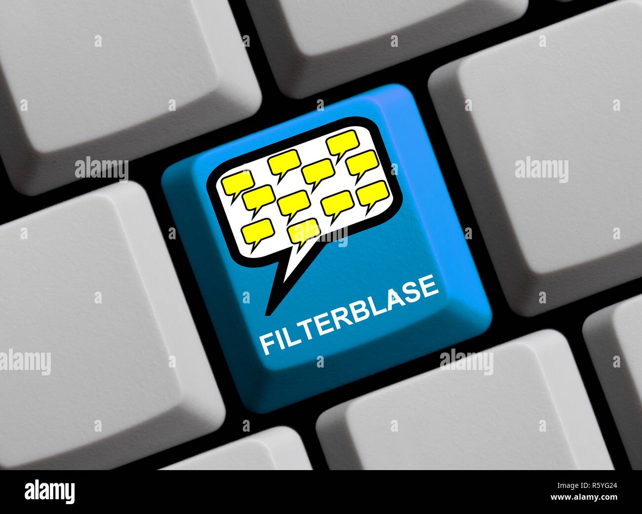 filter bubble online Stock Photo - Alamy