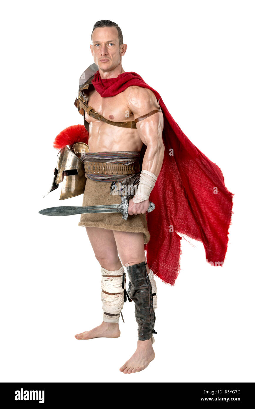 Ancient soldier or Gladiator Stock Photo - Alamy