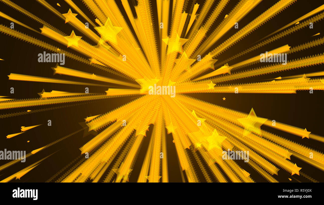 Abstract background with stars explosion Stock Photo - Alamy