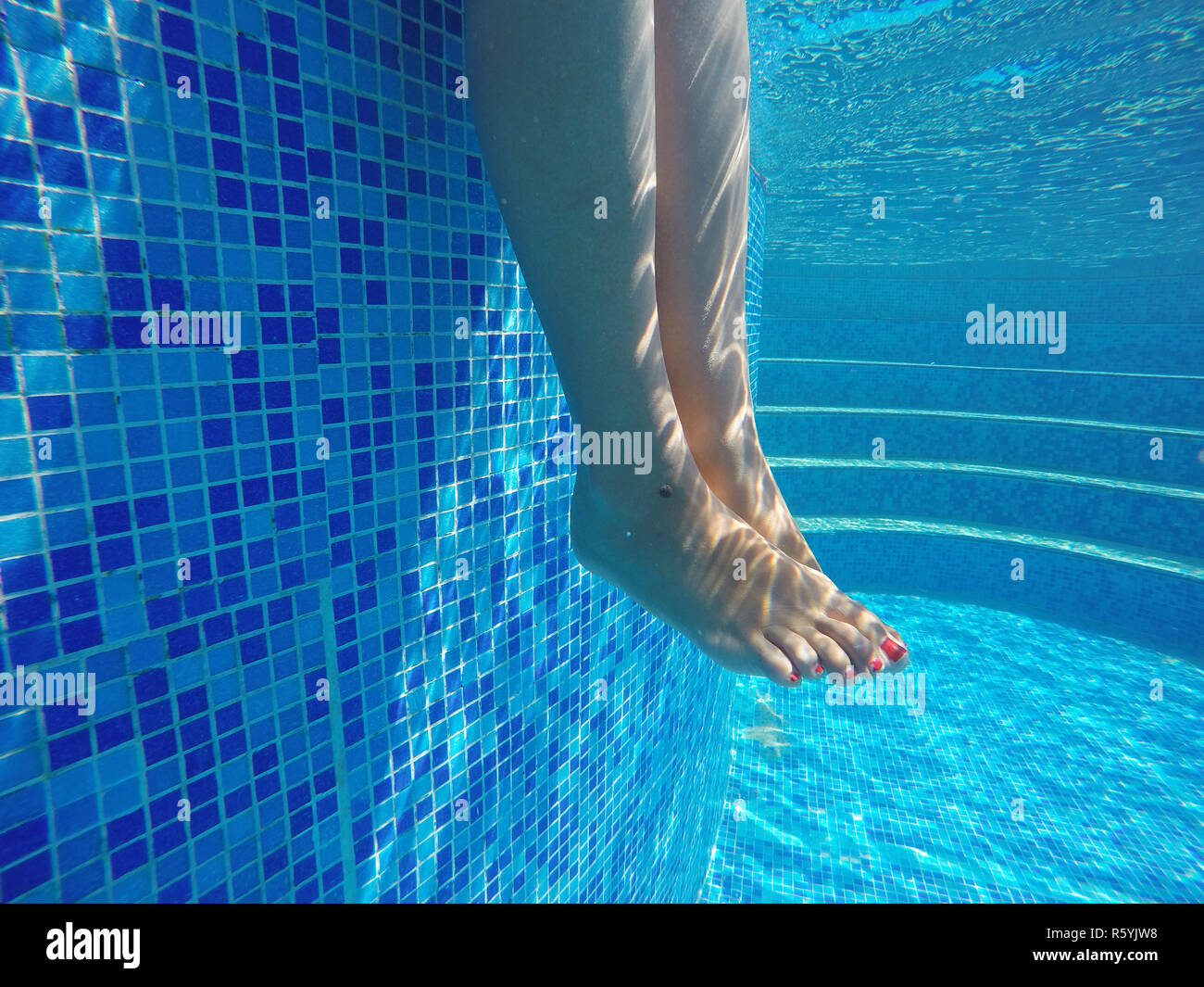 summer relax in the pool Stock Photo - Alamy
