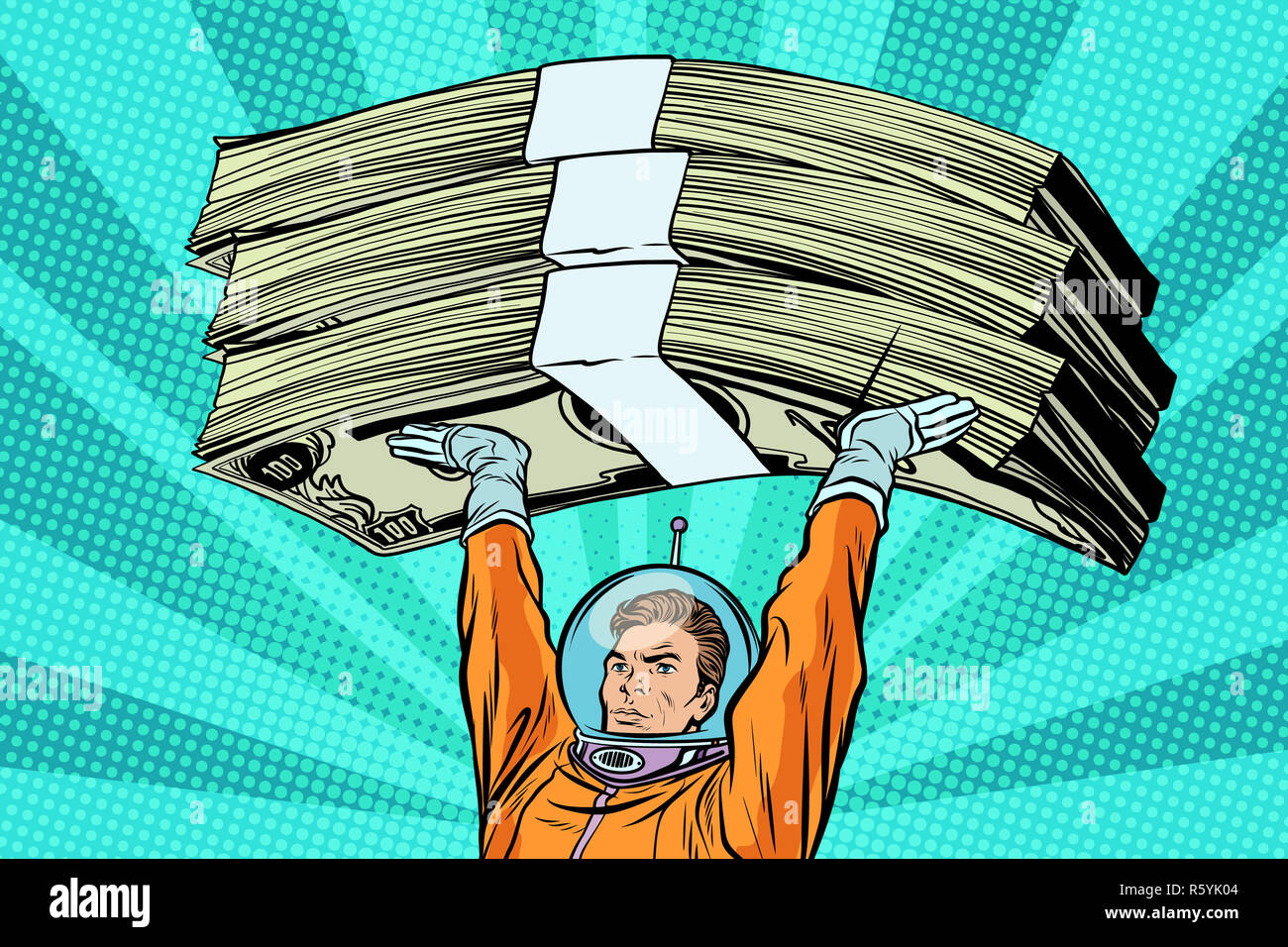 Spaceman cash hi-res stock photography and images - Alamy