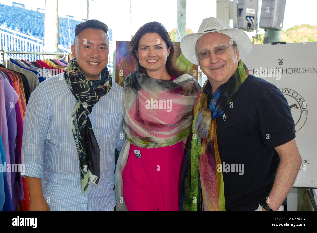 BRIDGEHAMPTON, NY - AUGUST 26: James Cheung, Dr. Scarlett Magda and ...