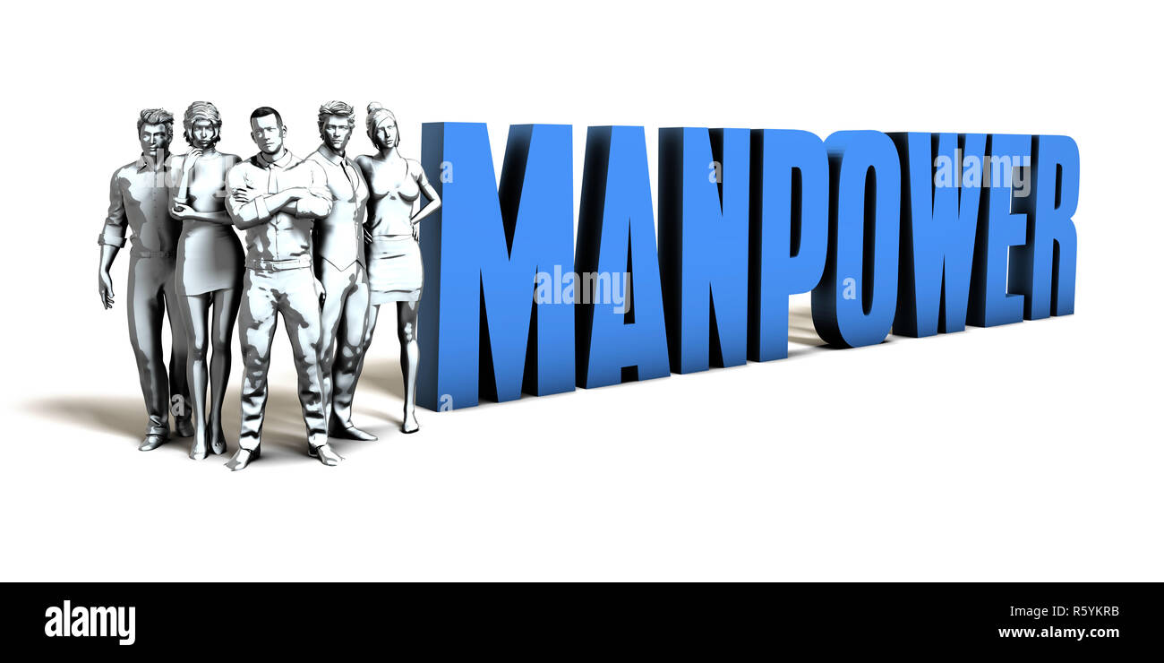 Manpower Business Concept Stock Photo - Alamy