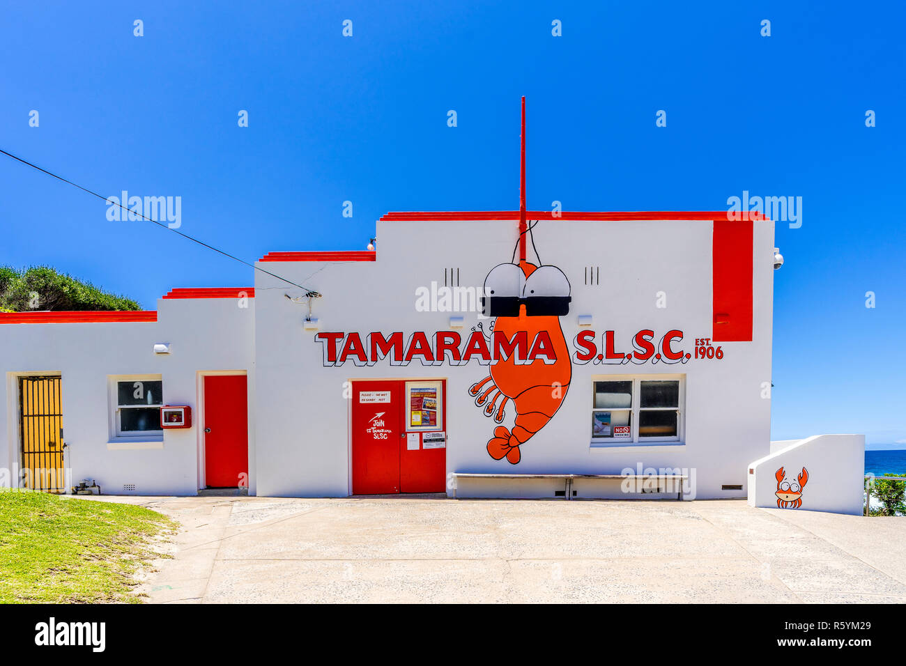 The newly designed and painted artwork on the Tamarama Surf Life Saving ...