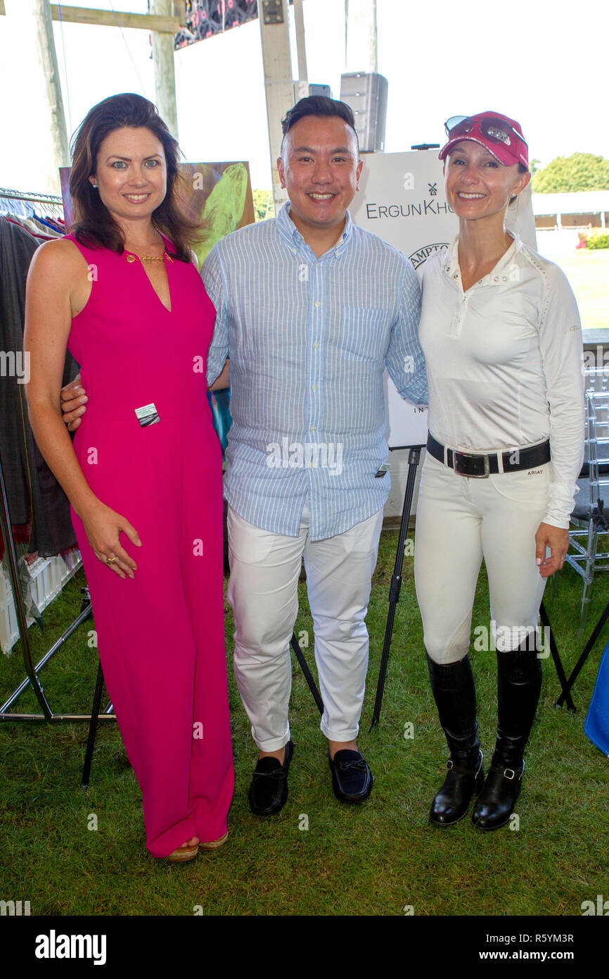 BRIDGEHAMPTON, NY - AUGUST 26: Dr. Scarlett Magda, James Cheung and ...