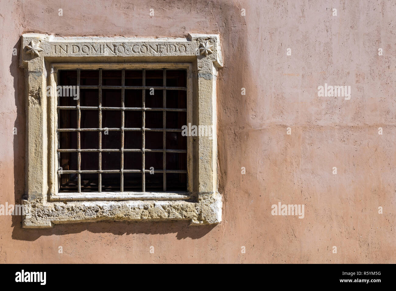 Medieval wall window Stock Photo - Alamy