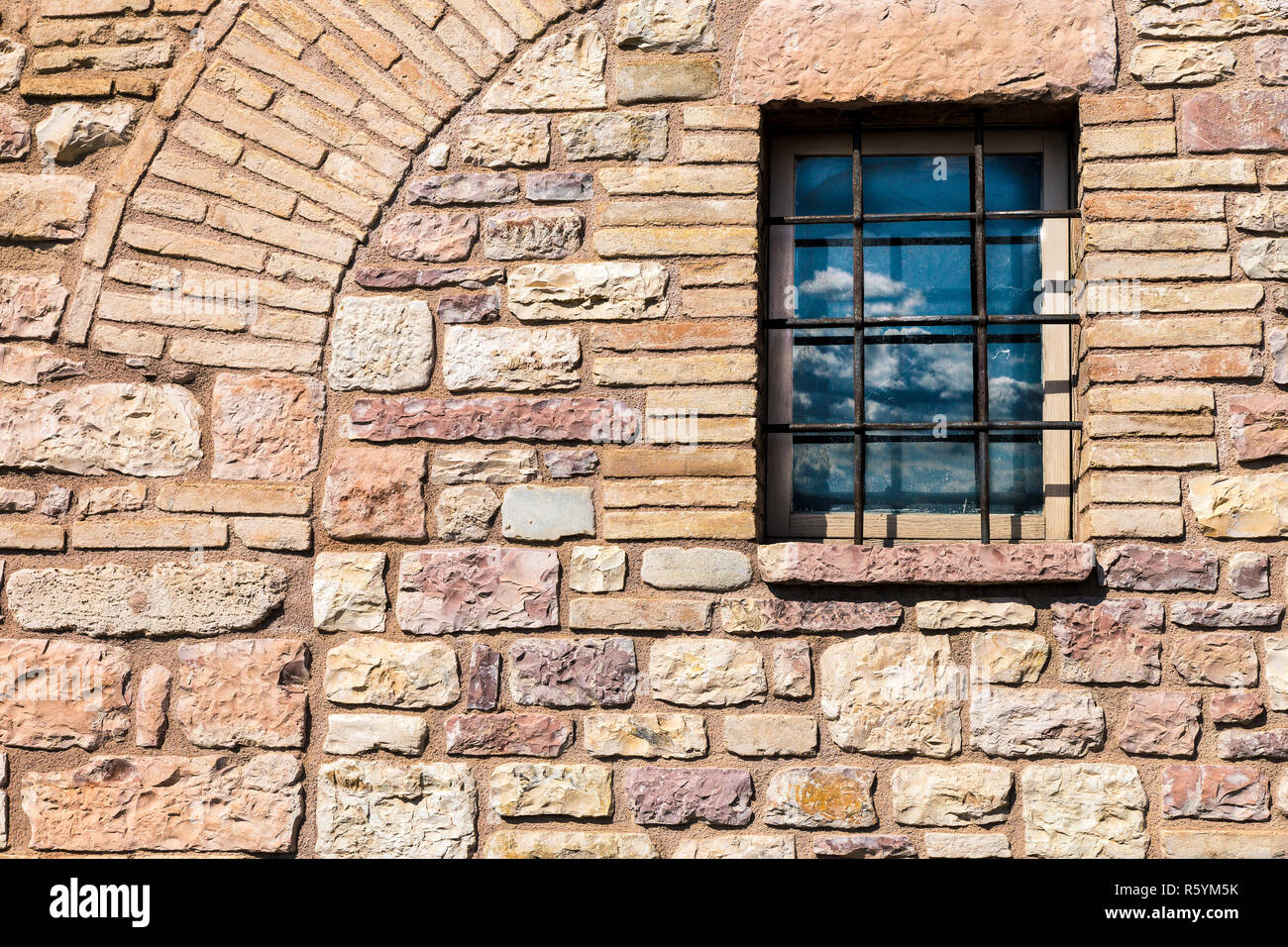 Medieval wall window Stock Photo - Alamy