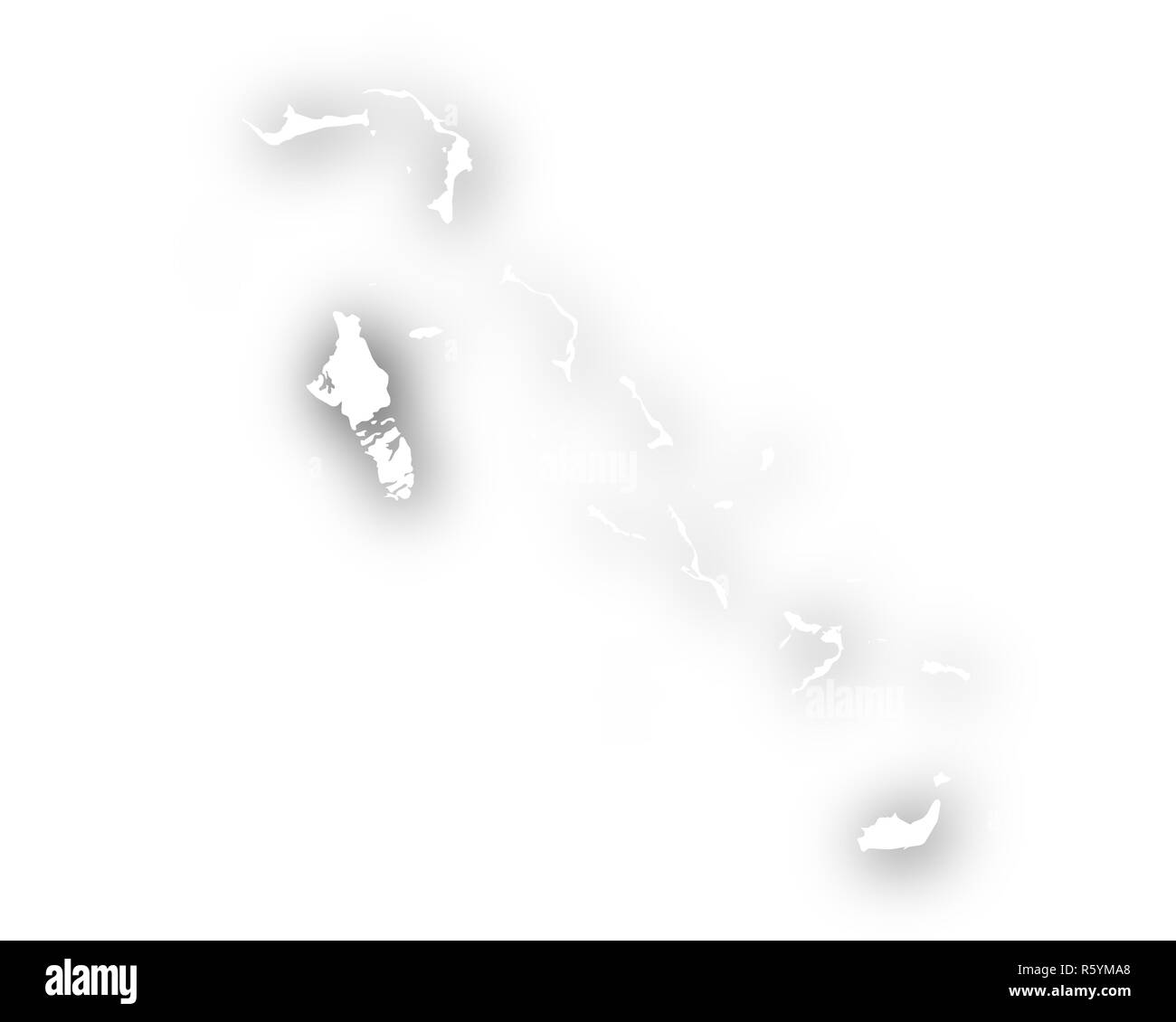 Bahamas map Black and White Stock Photos & Images - Alamy