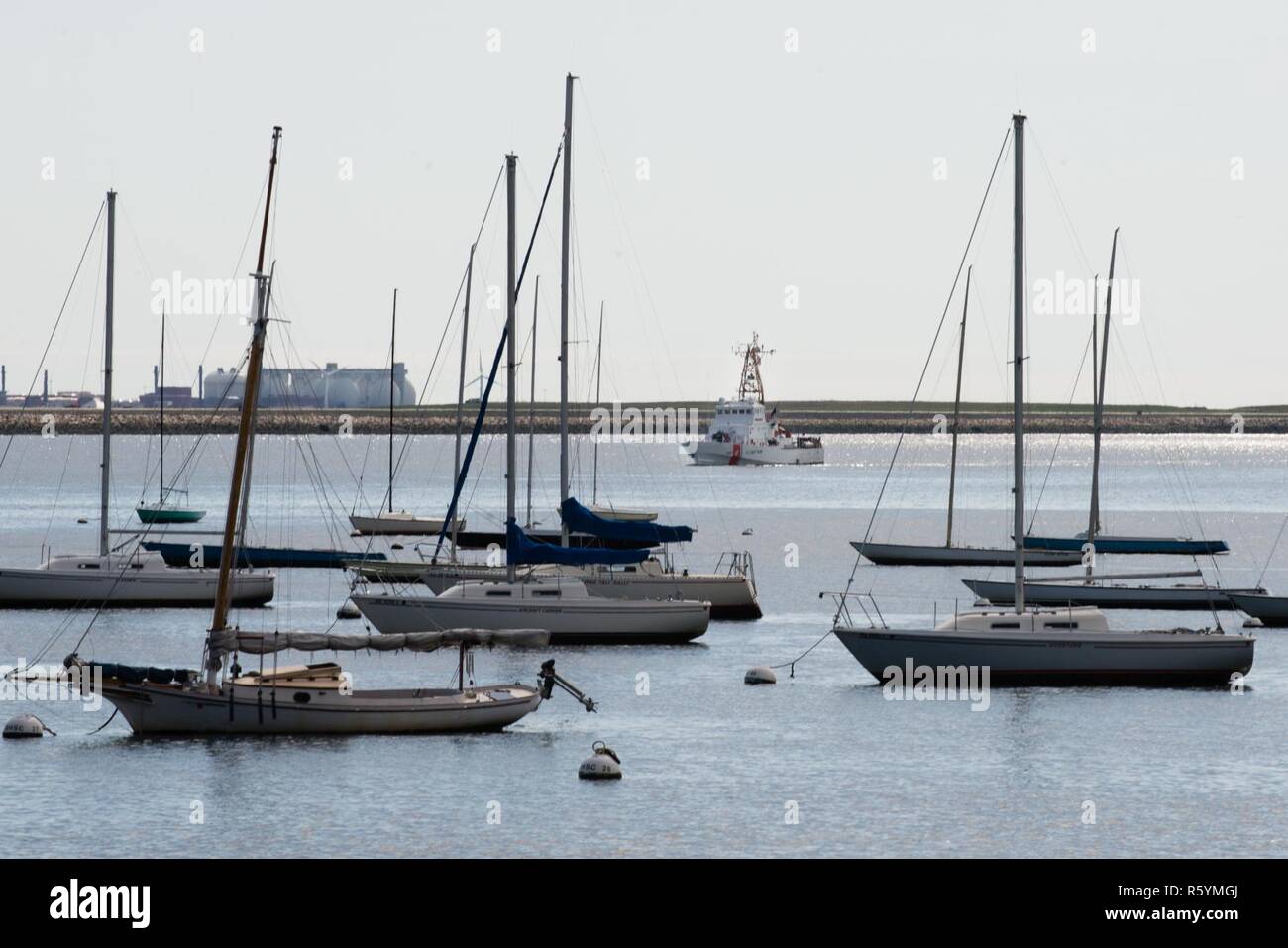 Coast Guard Cutter Sanibel, a 110-foot patrol boat homeported in Woods ...
