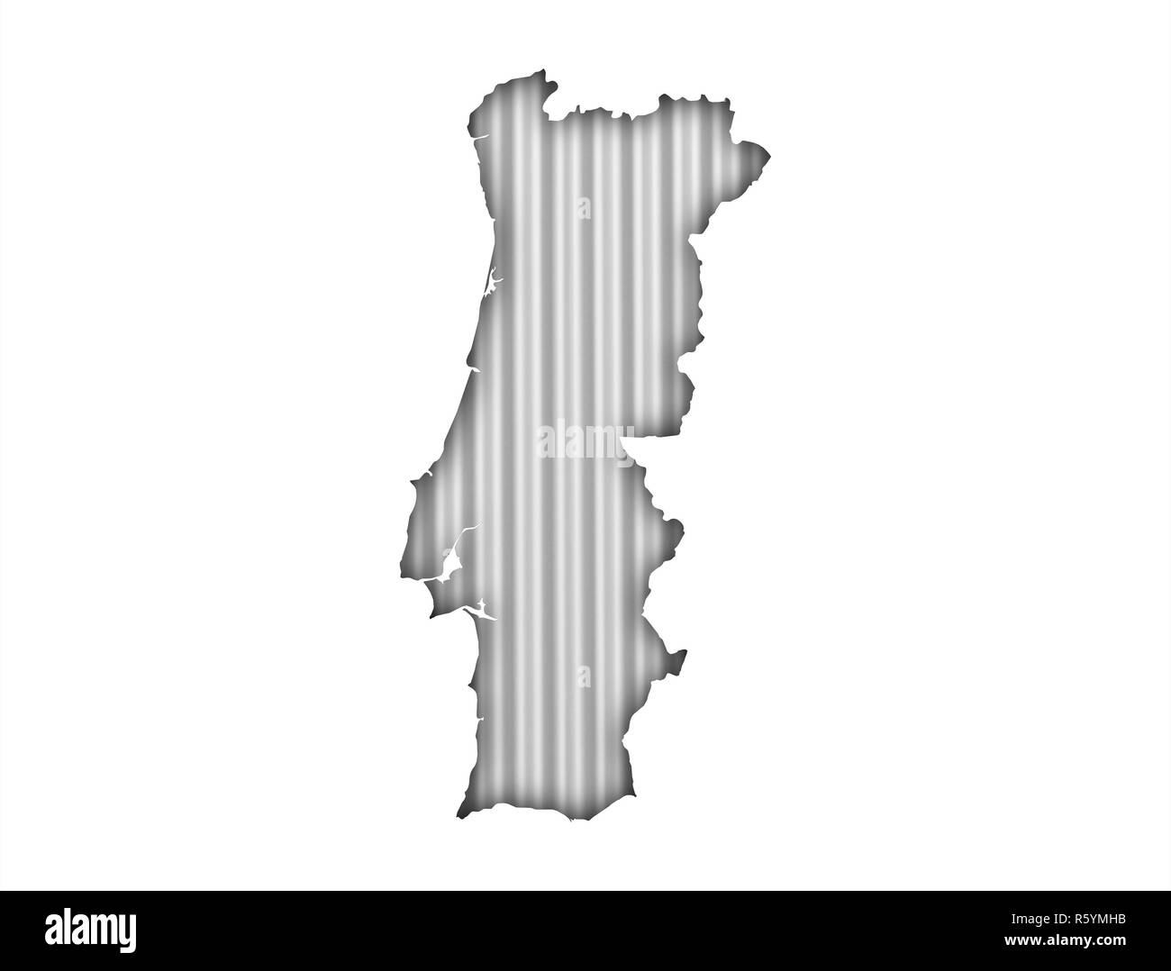Modern map of portugal Cut Out Stock Images & Pictures - Alamy